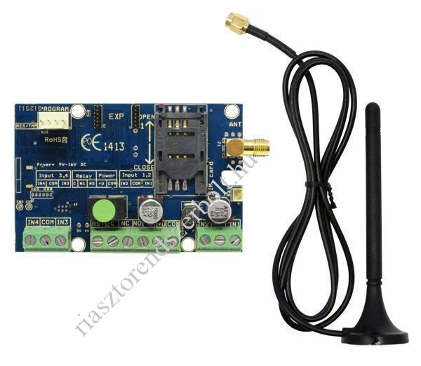 GMAX GSM átjelző kommunikátor. Programozó kábel nélkül! Univerzális, bármely riasztórendszerhez ...